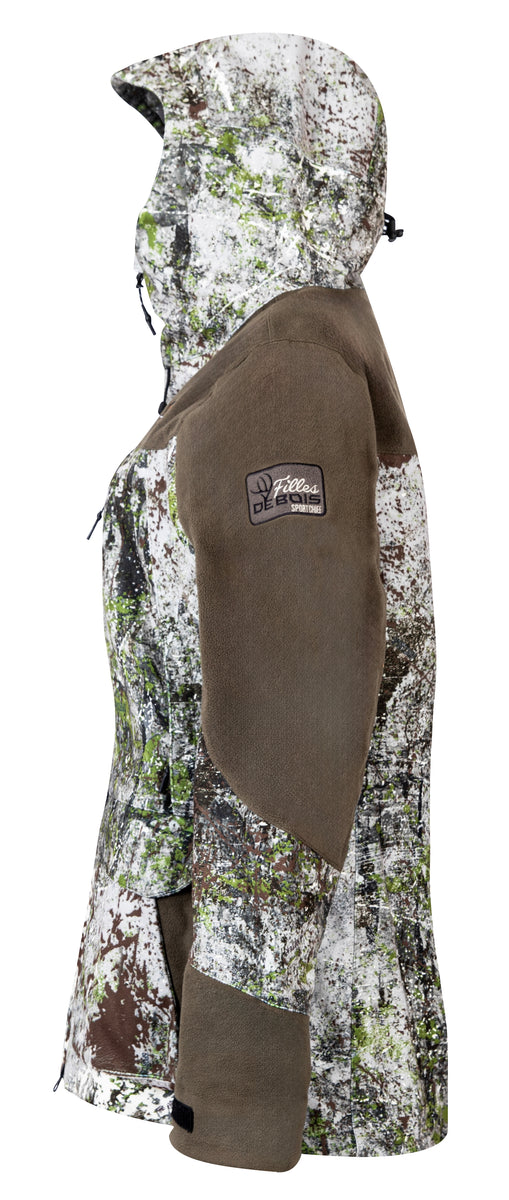 Camo hunting jacket "Gudrid" Filles de Bois collection for women ...
